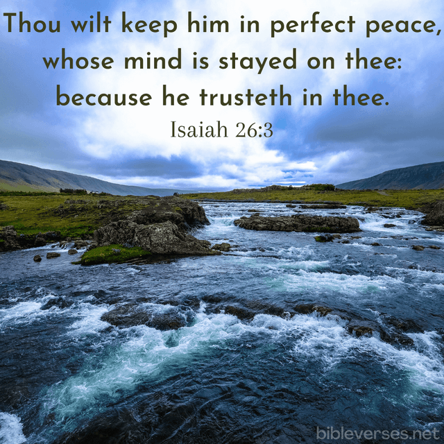 Top 10 Bible Verses about Peace (KJV) - Bibleverses.net